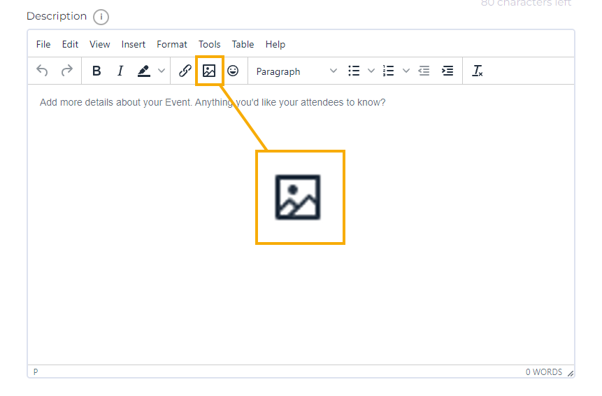 How to Add Images to Your Event Page